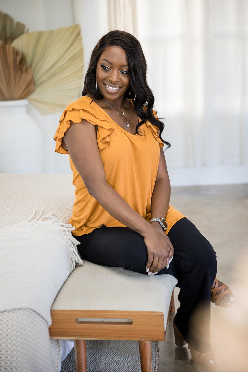 Dubai Double Ruffle Top – Boutique Simplified